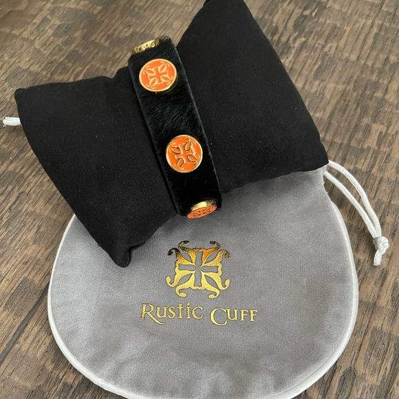 Rustic Cuff | Jewelry | Rustic Cuff Meagan Cowhide | Poshmark